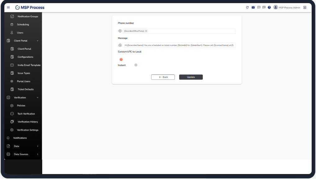 Automation Bots - MSP Process